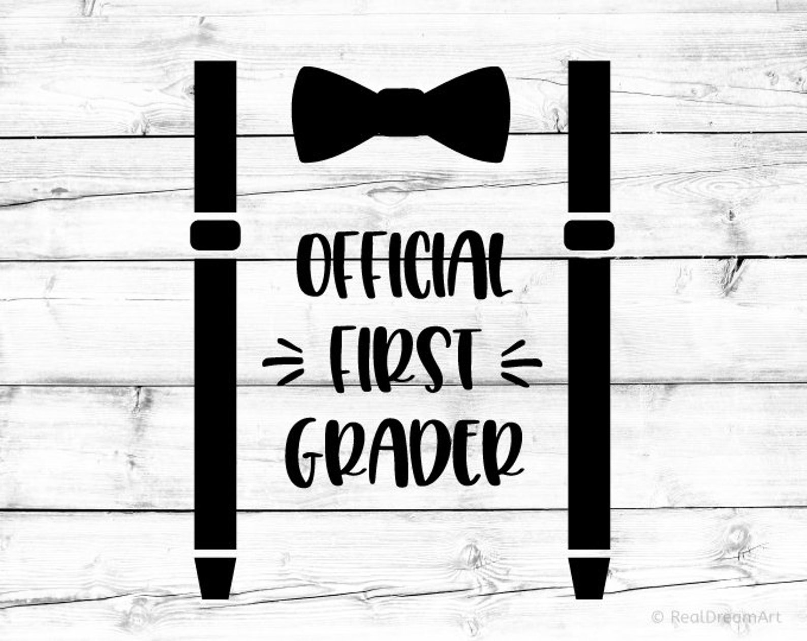 First Grade Svg Official First Grader Svg for Cricut First | Etsy