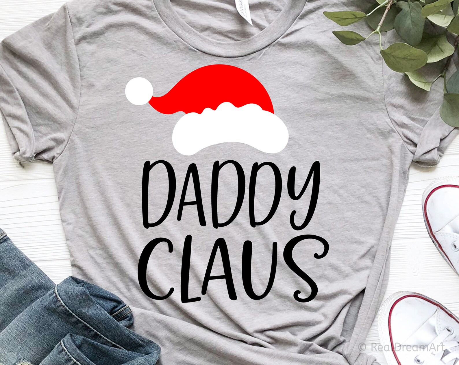Dad Christmas Svg, Daddy Claus Svg, Christmas Svg, Santa Claus Hat ...