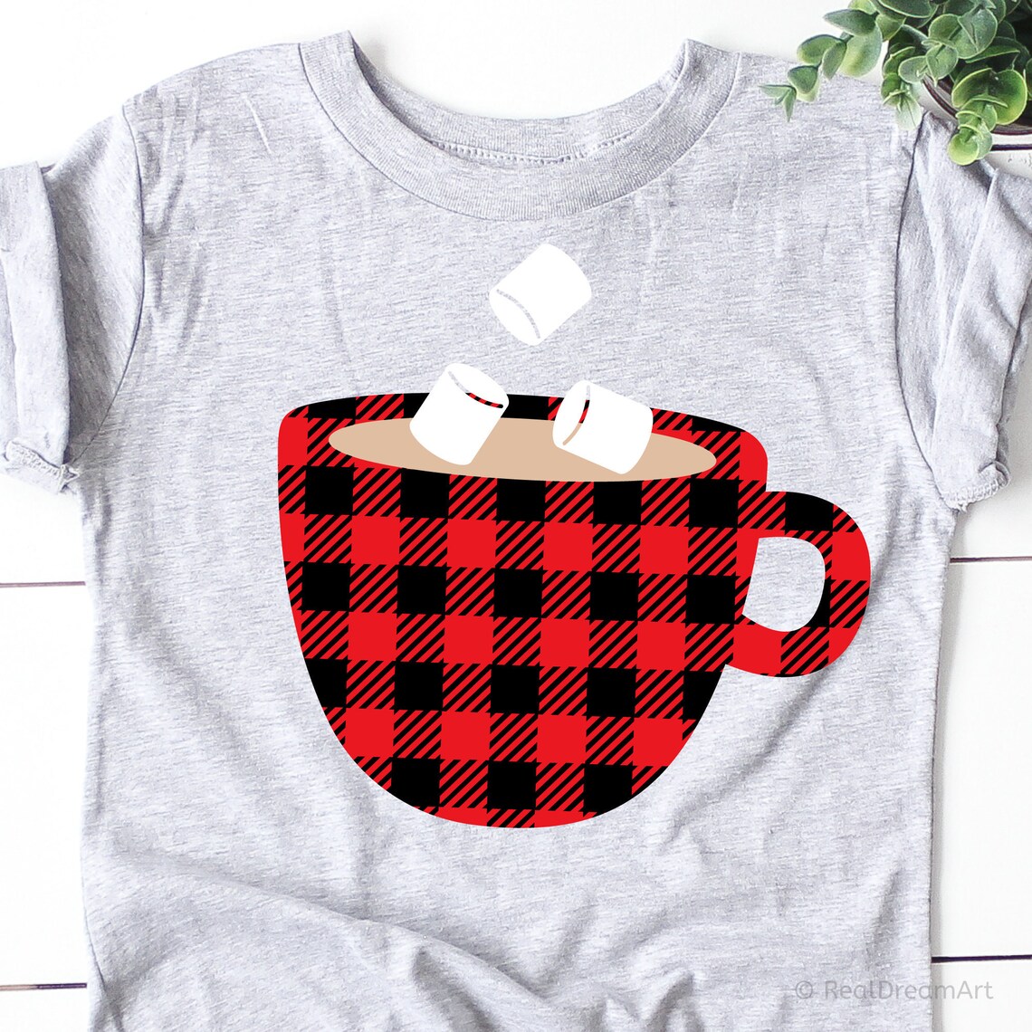 Hot Cocoa Svg Buffalo Plaid Cocoa Cup Svg Cocoa Mug Svg Hot - Etsy
