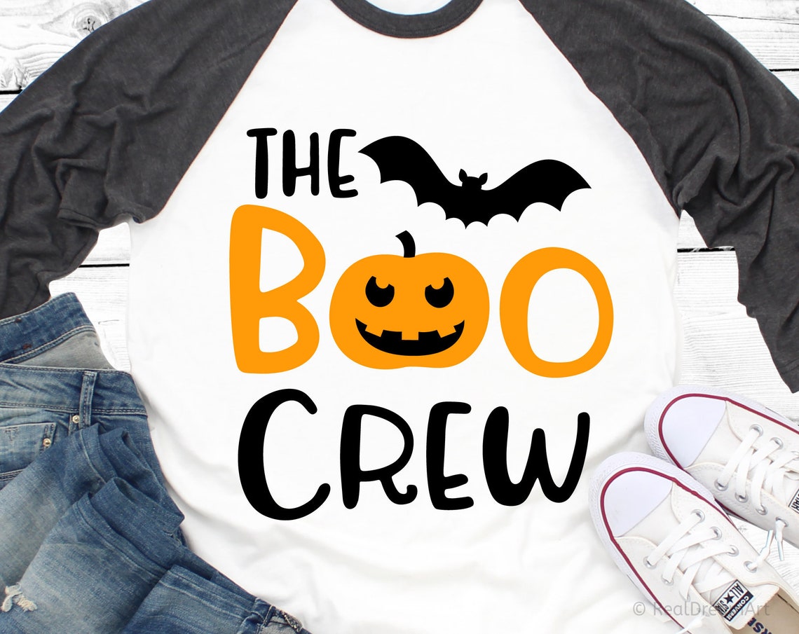 Boo Crew Svg Kids Halloween Svg Trick or Treat Svg Boo - Etsy