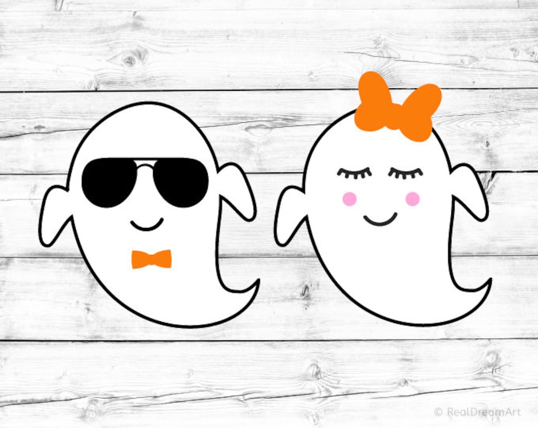 Ghost Svg, Boy Ghost Svg, Girl Ghost Svg, Halloween Ghost Svg, Kids ...