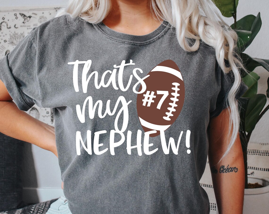 Thats My Nephew Svg, Aunt Football Svg, Funny Football Svg, Football ...