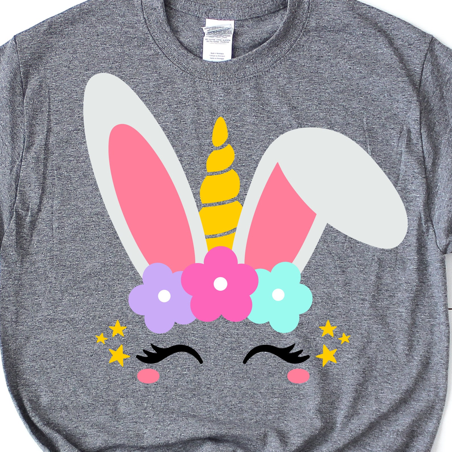 Easter Unicorn Svg Bunny Unicorn Svg Eyelash Unicorn Easter | Etsy