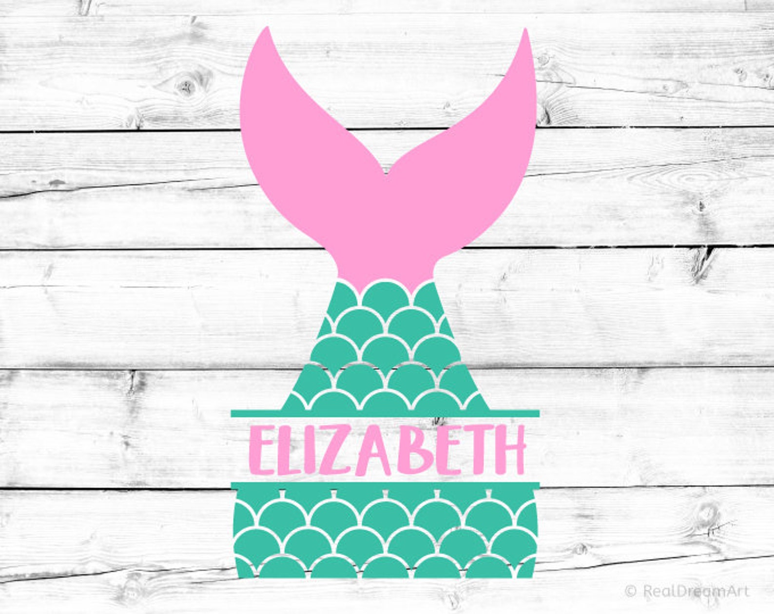 Mermaid Tail Svg Mermaid Monogram Svg Mermaid Shell Svg - Etsy