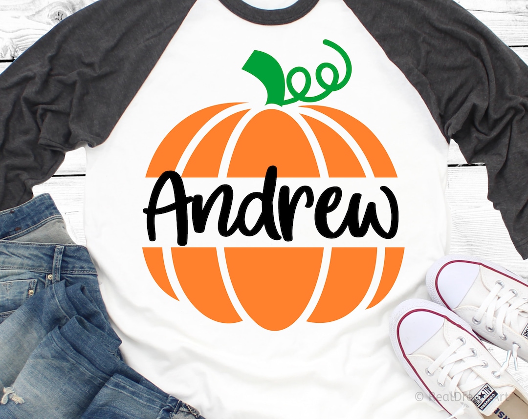 Boy Pumpkin Monogram Svg, Kids Pumpkin Svg, Baby Boy Pumpkin Svg ...