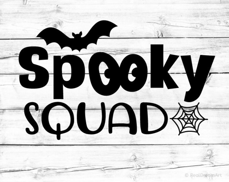 Spooky Squad Svg Kids Halloween Svg Halloween Squad Boy - Etsy