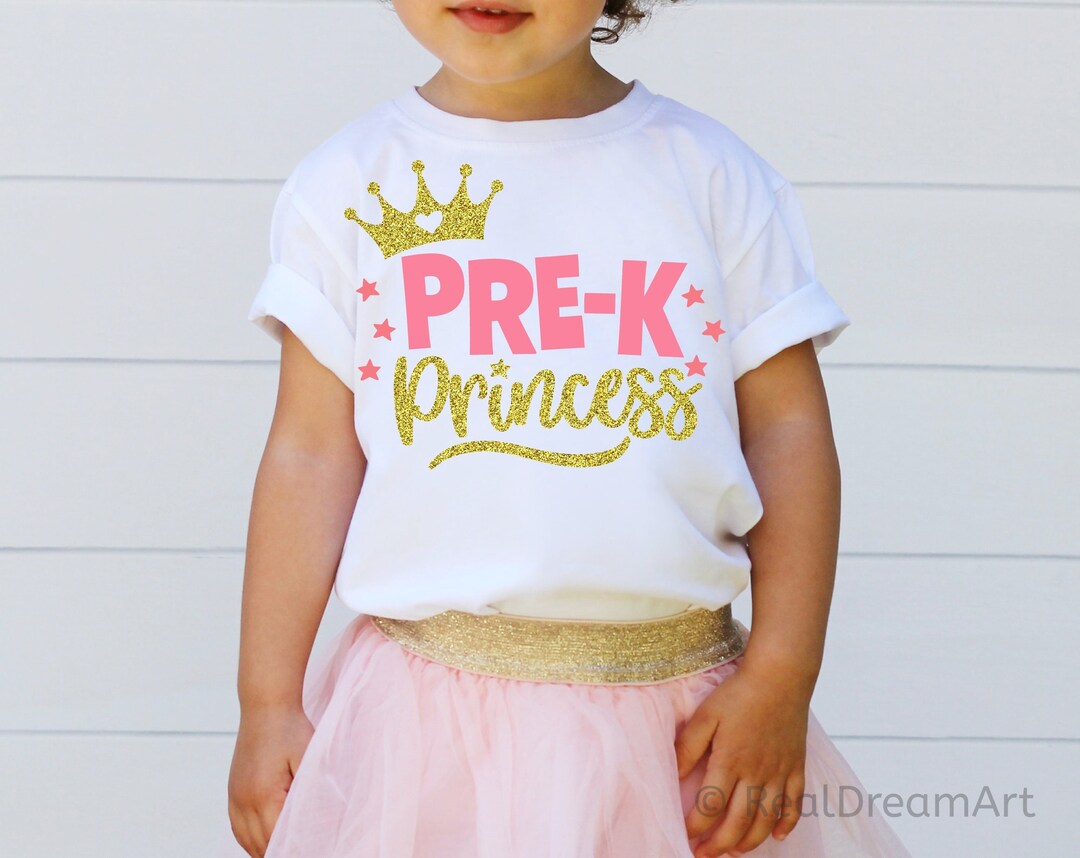 Pre-k Princess Svg, Pre-k Svg, Girl Pre-k Svg, Back to School Svg ...