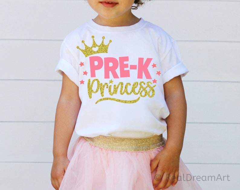 Pre-k Princess Svg, Pre-k Svg, Girl Pre-k Svg, Back to School Svg ...
