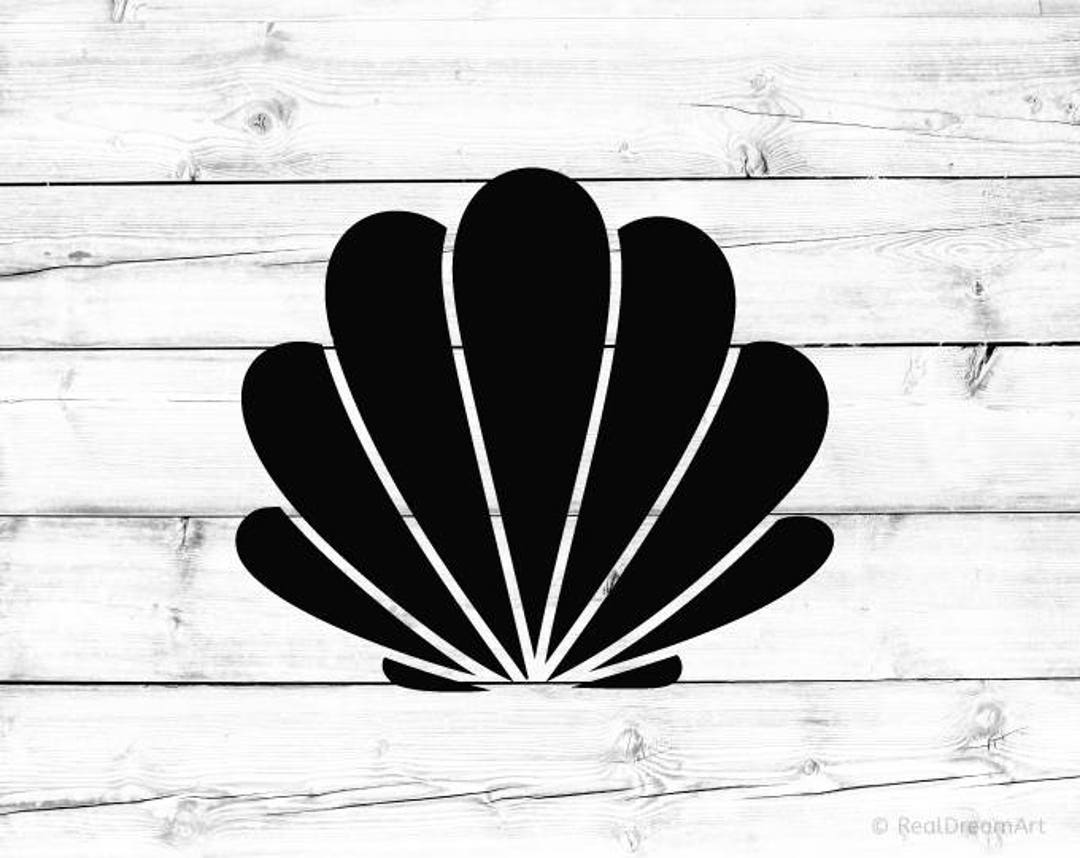 Seashell Svg Seashell Silhouette Svg Mermaid Shell Svg Sea Shell Svg ...