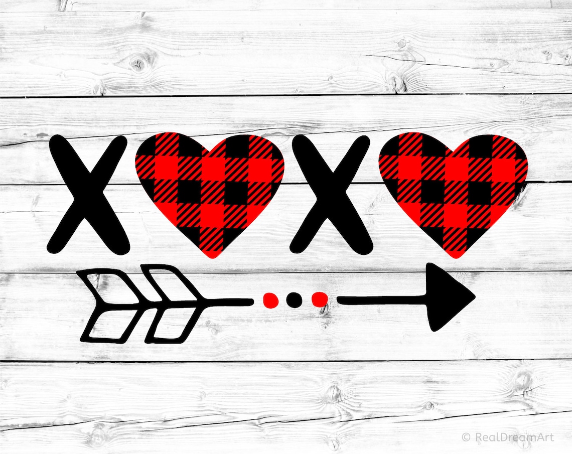 Xo Xo Svg Valentines Day Svg Hugs and Kisses Svg Girl | Etsy