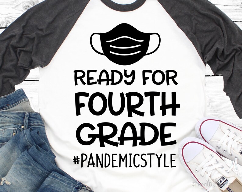Ready for Fourth Grade Svg, Back to School Svg, First Day of School Svg ...
