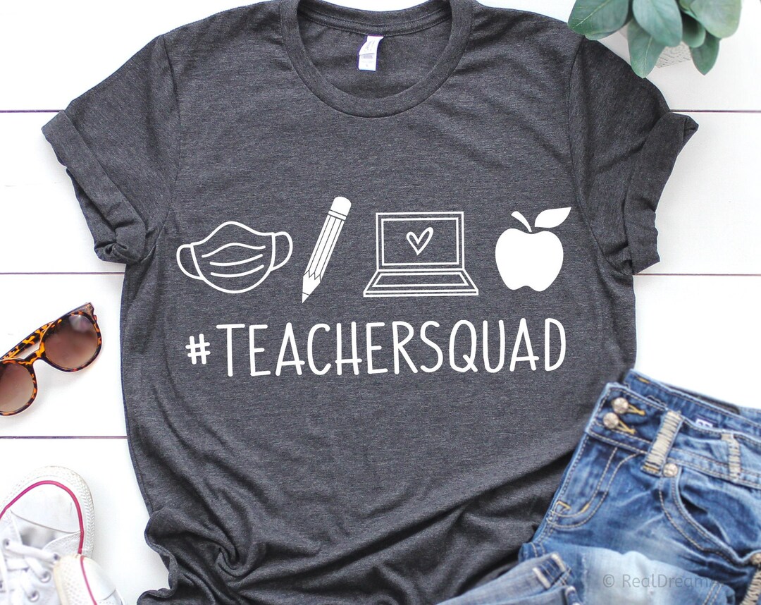 Teacher Squad Svg, Online School Svg, Back to School Svg, Virtual ...