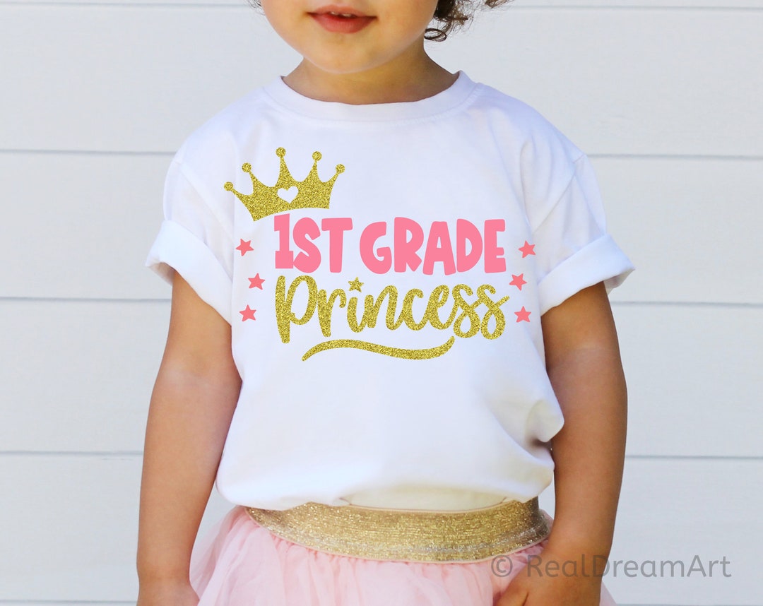1st Grade Princess Svg, 1st Grade Svg, Girl 1st Grade Svg, Back to ...