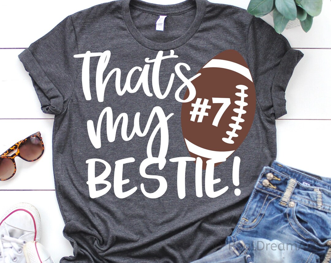 Football Bestie Svg Thats My Bestie Svg Personalized - Etsy Hong Kong