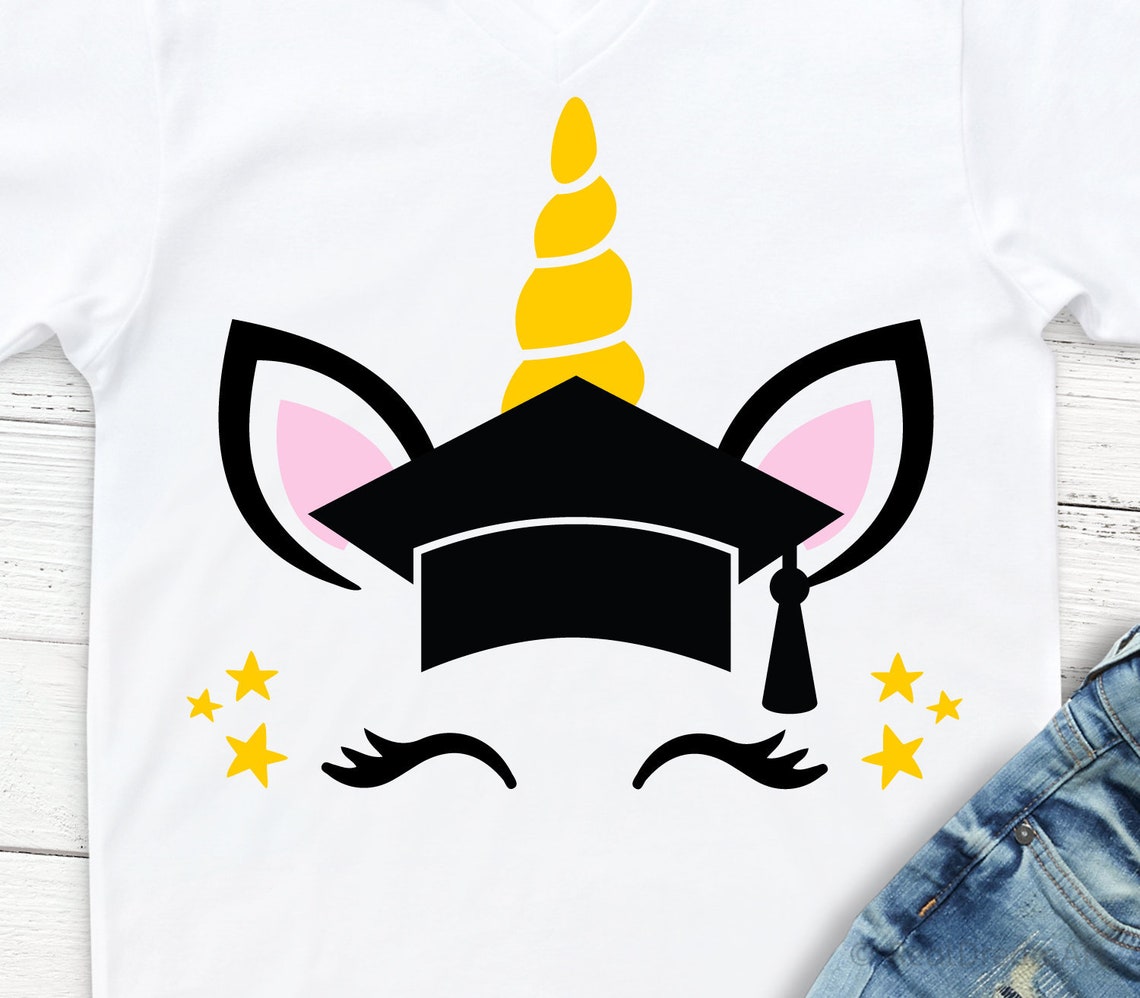 Unicorn Graduation Svg Girl Graduate Shirt Svg Last Day of | Etsy