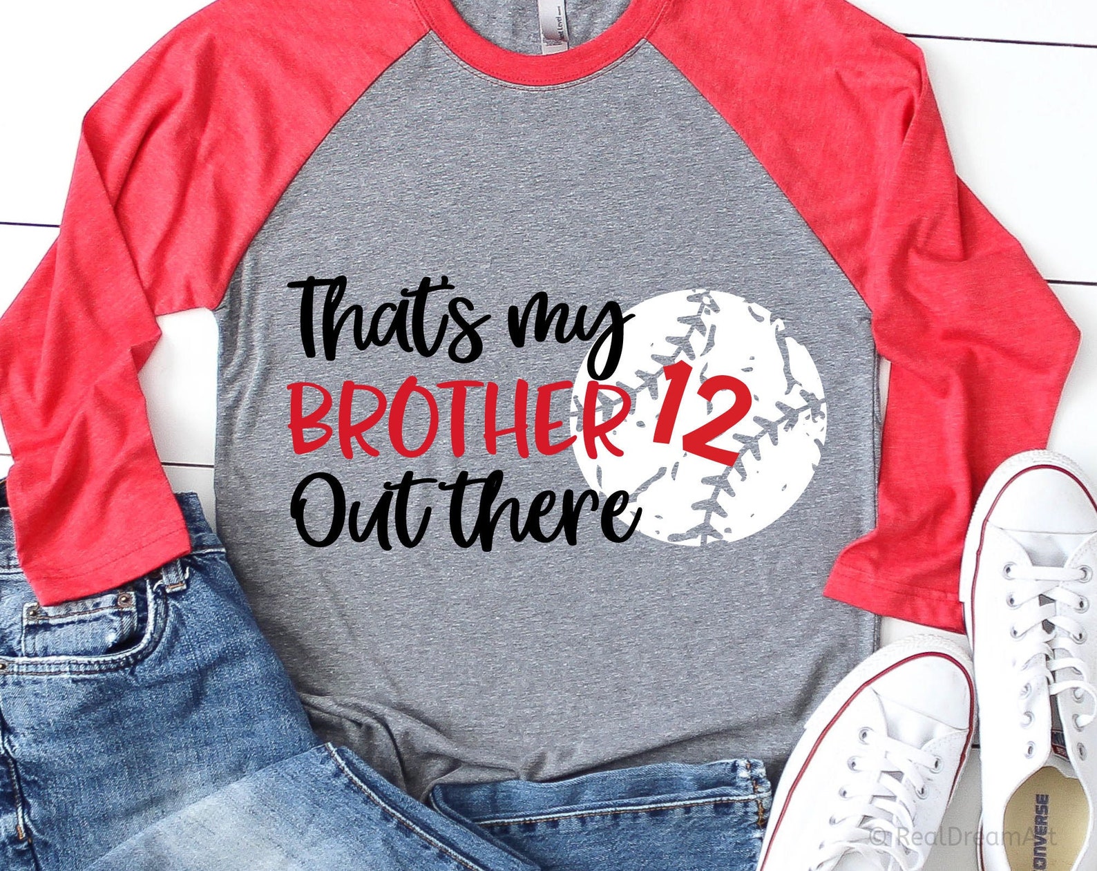 That’s My Brother Out There Svg, Baseball Svg, Personalized Baseball ...