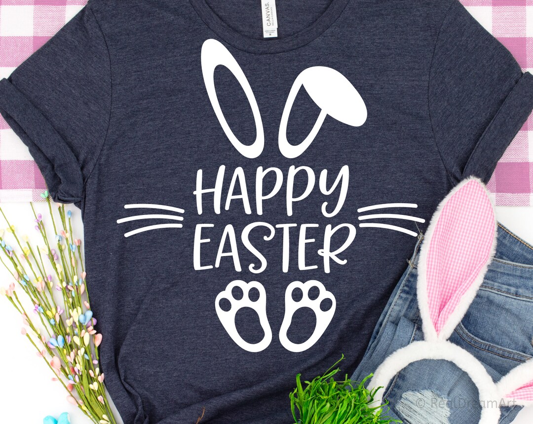 Happy Easter Svg, Easter Bunny Svg, Kids Easter Svg, Funny Easter Svg ...