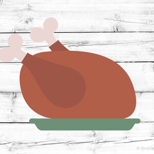 Thanksgiving Svg, Cooked Turkey Svg, Basted Turkey Svg, Fried Turkey ...