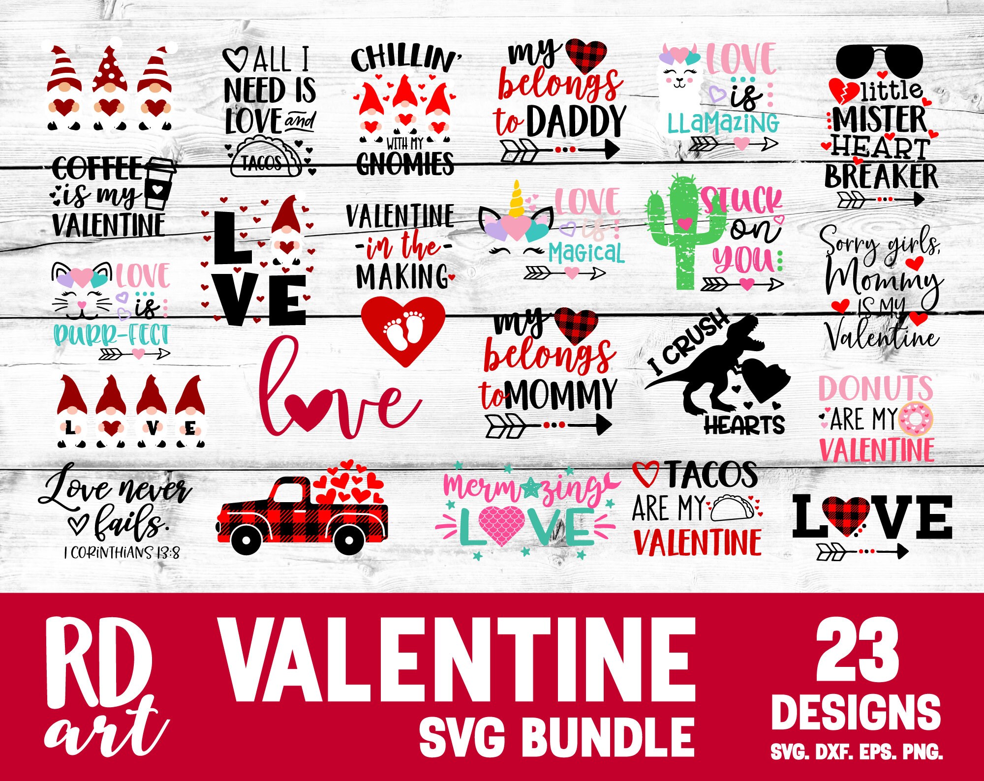 Valentines Svg Bundle Valentines Svg Valentines Day Svg - Etsy