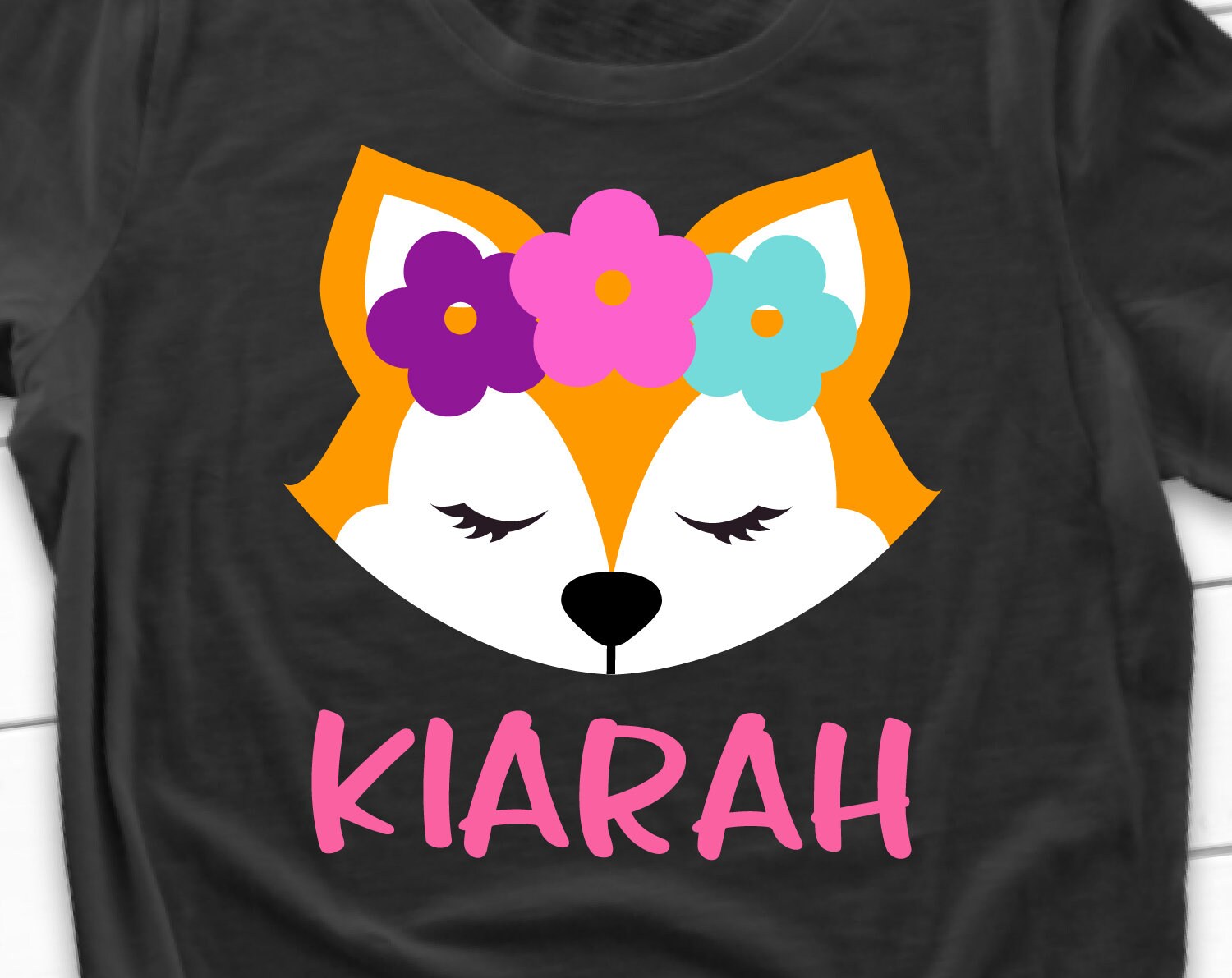 Girl Fox Svg Fox Face Svg Cute Fox Monogram Svg Fox - Etsy