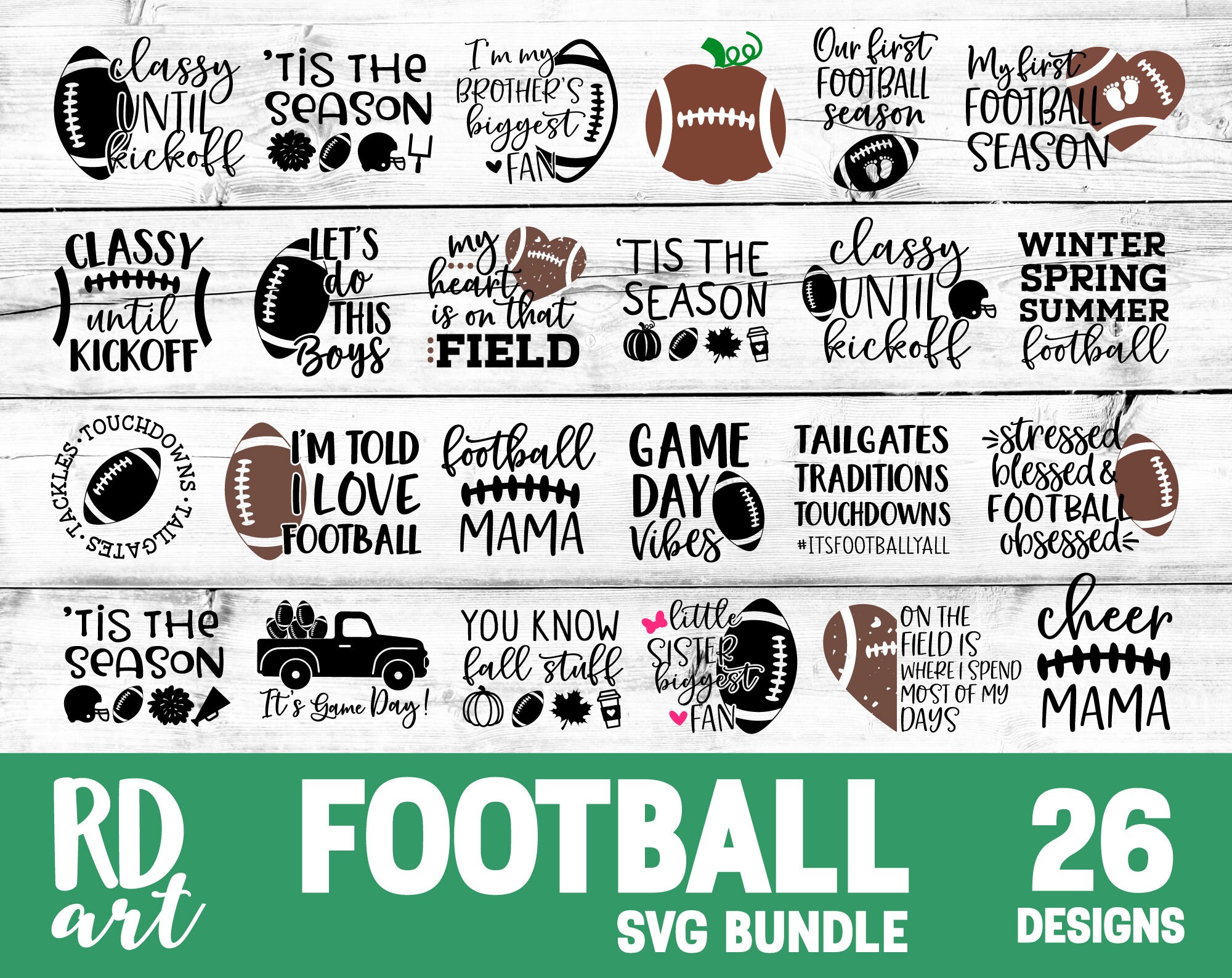 Digital Drawing & Illustration Sister svg Football Family svg Football ...