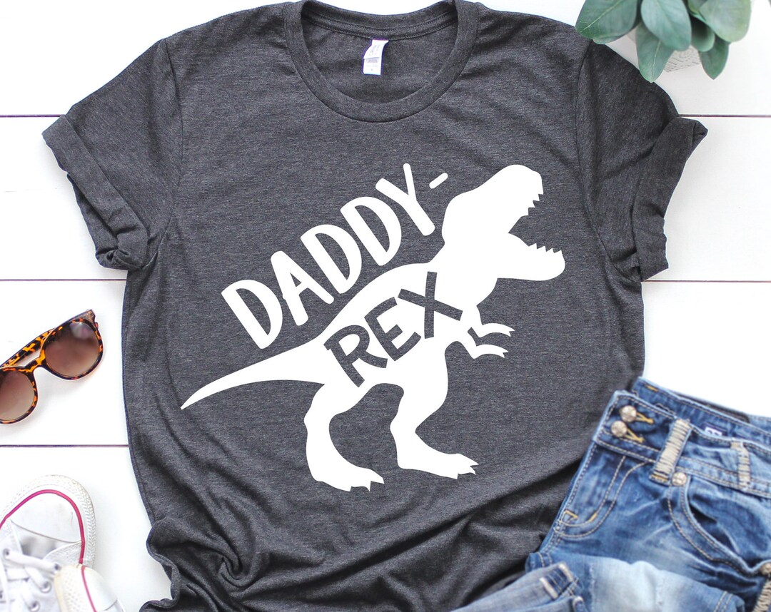 Daddy Rex Svg, Funny Svg, Dinosaur Svg, Kids Svg, T-rex Svg, Fathers ...