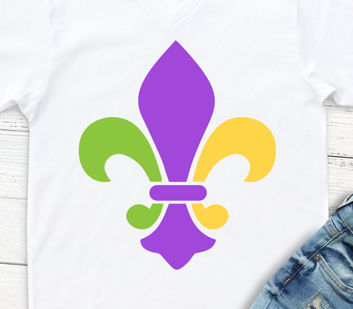 Fleur De Lis Svg Mardi Gras Svg French Lily Svg Louisiana | Etsy