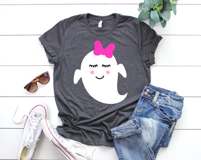 Girl Ghost Svg Halloween Svg Ghost With Bow Svg Cute Ghost - Etsy
