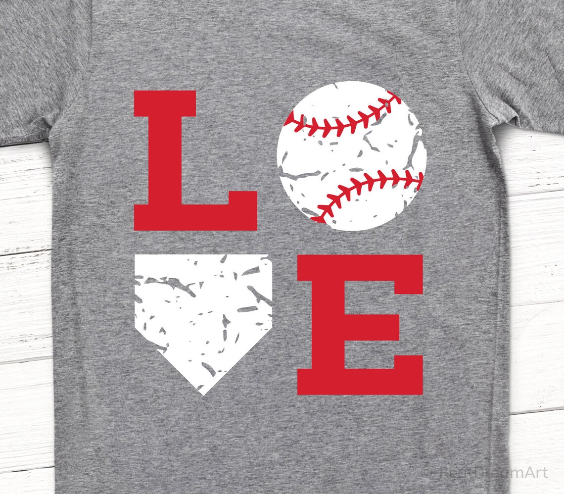 Love Baseball Svg Baseball Love Svg Baseball Shirt Svg - Etsy