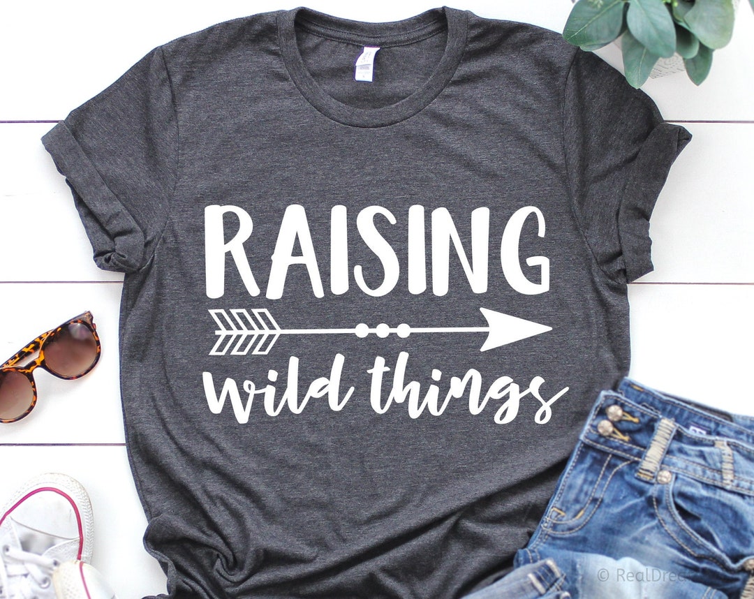 Boy Mom Svg, Raising Wild Things, Mom of Boys Svg, Support Wildlife ...