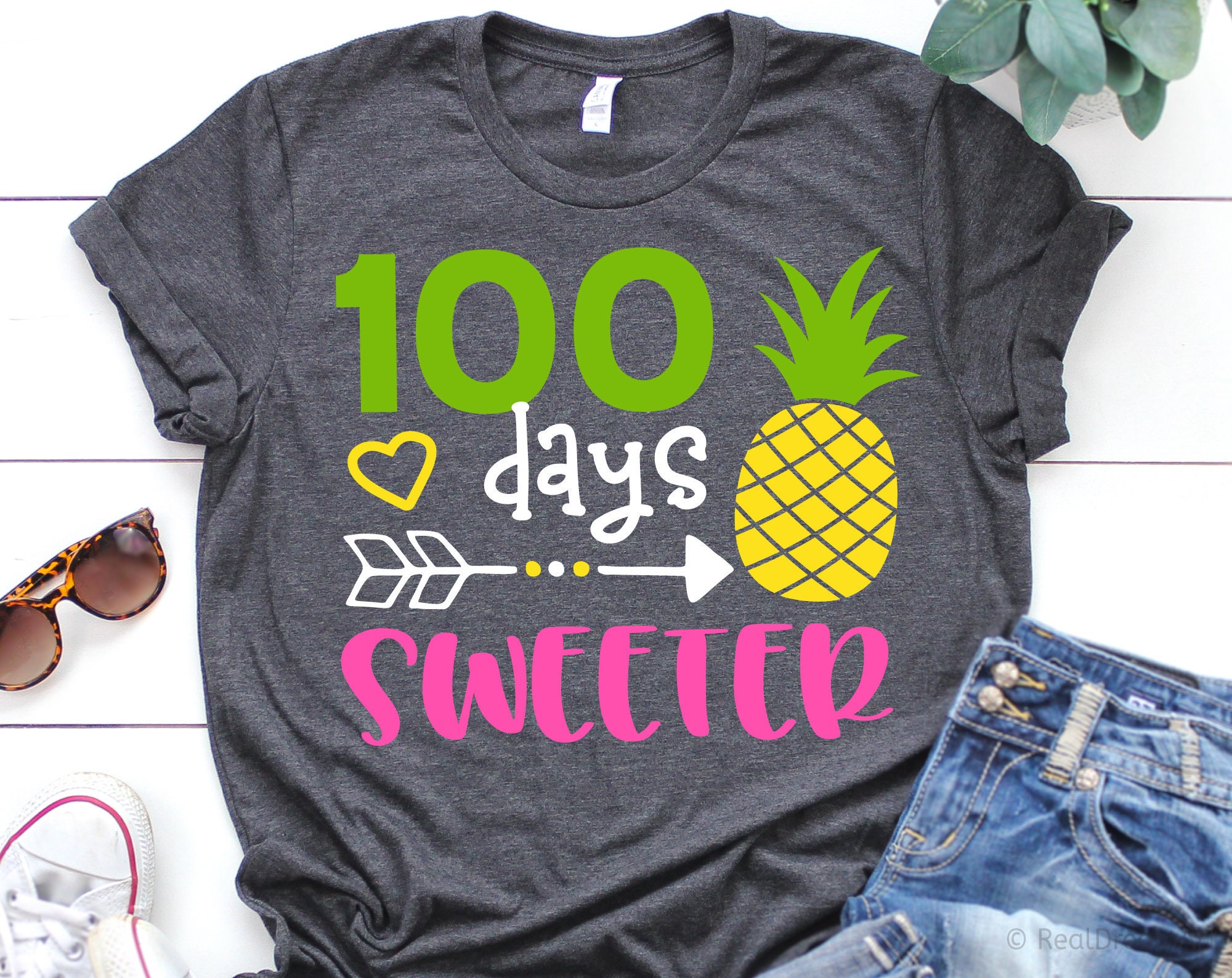 Girl 100 Days of School Svg Funny 100th Day of School 100 - Etsy