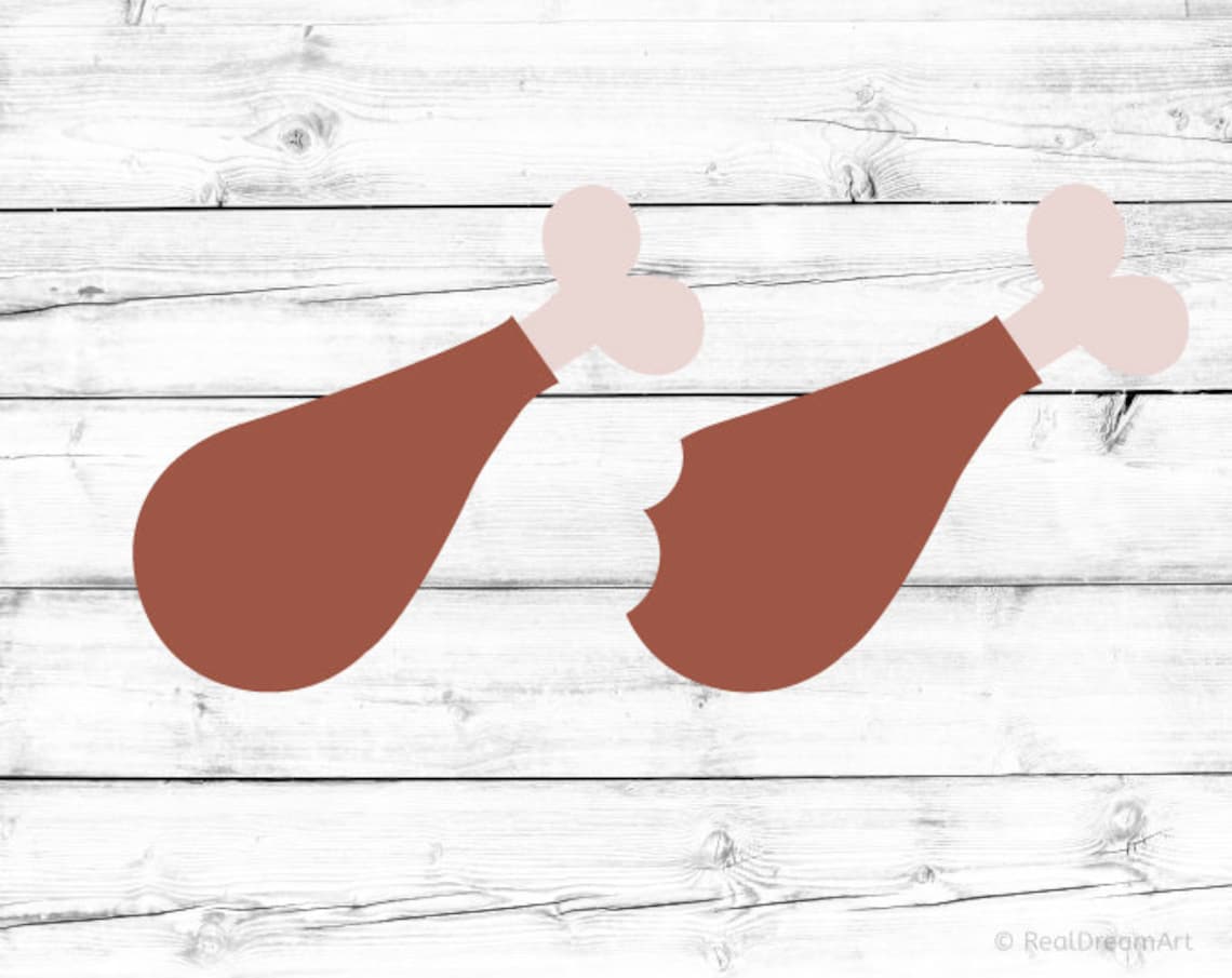 Thanksgiving Svg Turkey Leg Svg Turkey Leg Silhouette - Etsy