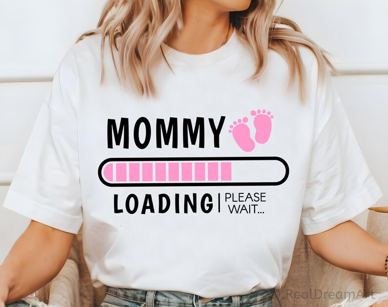 Mommy Loading Svg, Mommy to Be Svg, Expecting Mommy Svg, Pregnancy ...