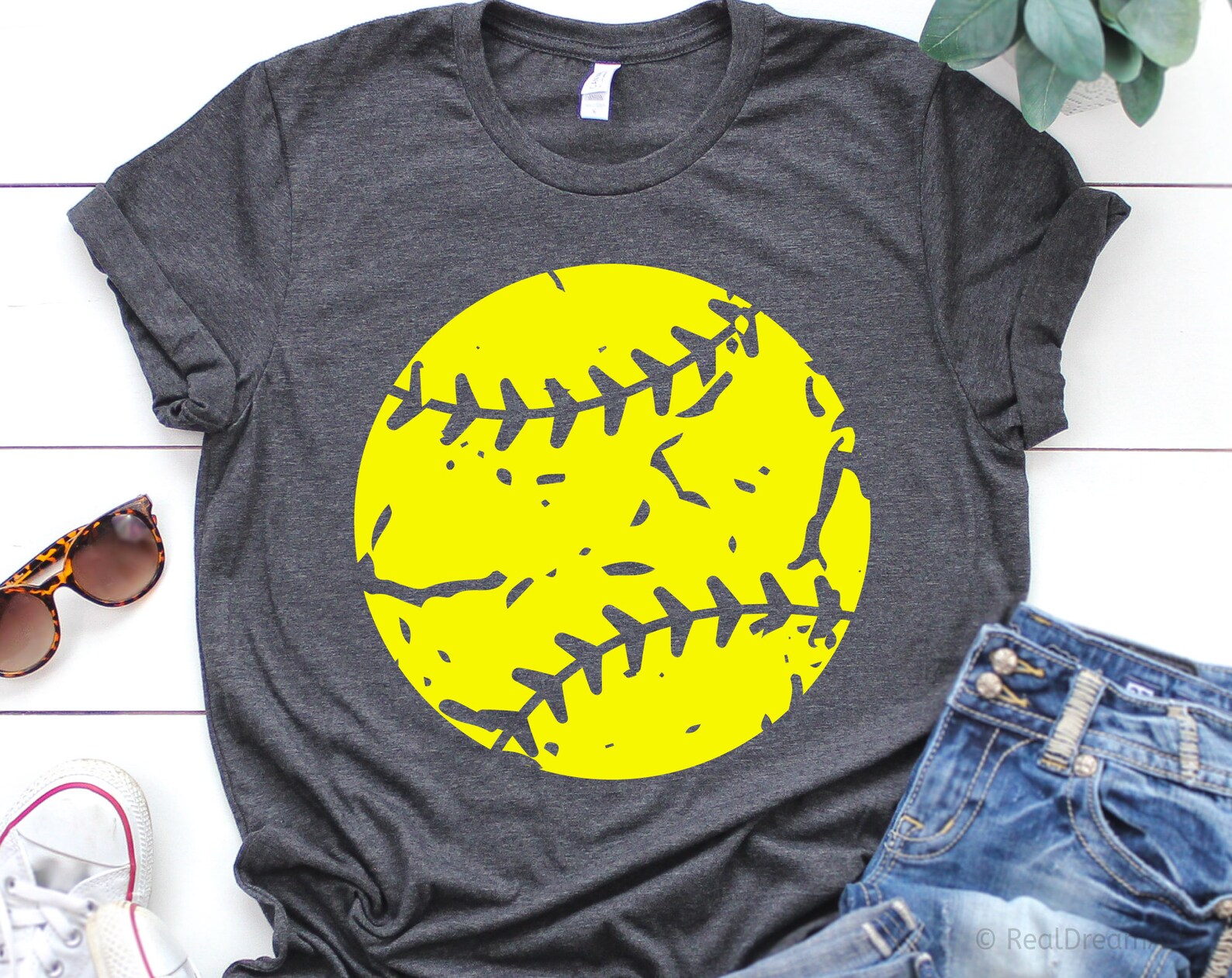 Grunge Softball Svg, Distressed Softball Ball Svg, Softball Mom Shirt ...