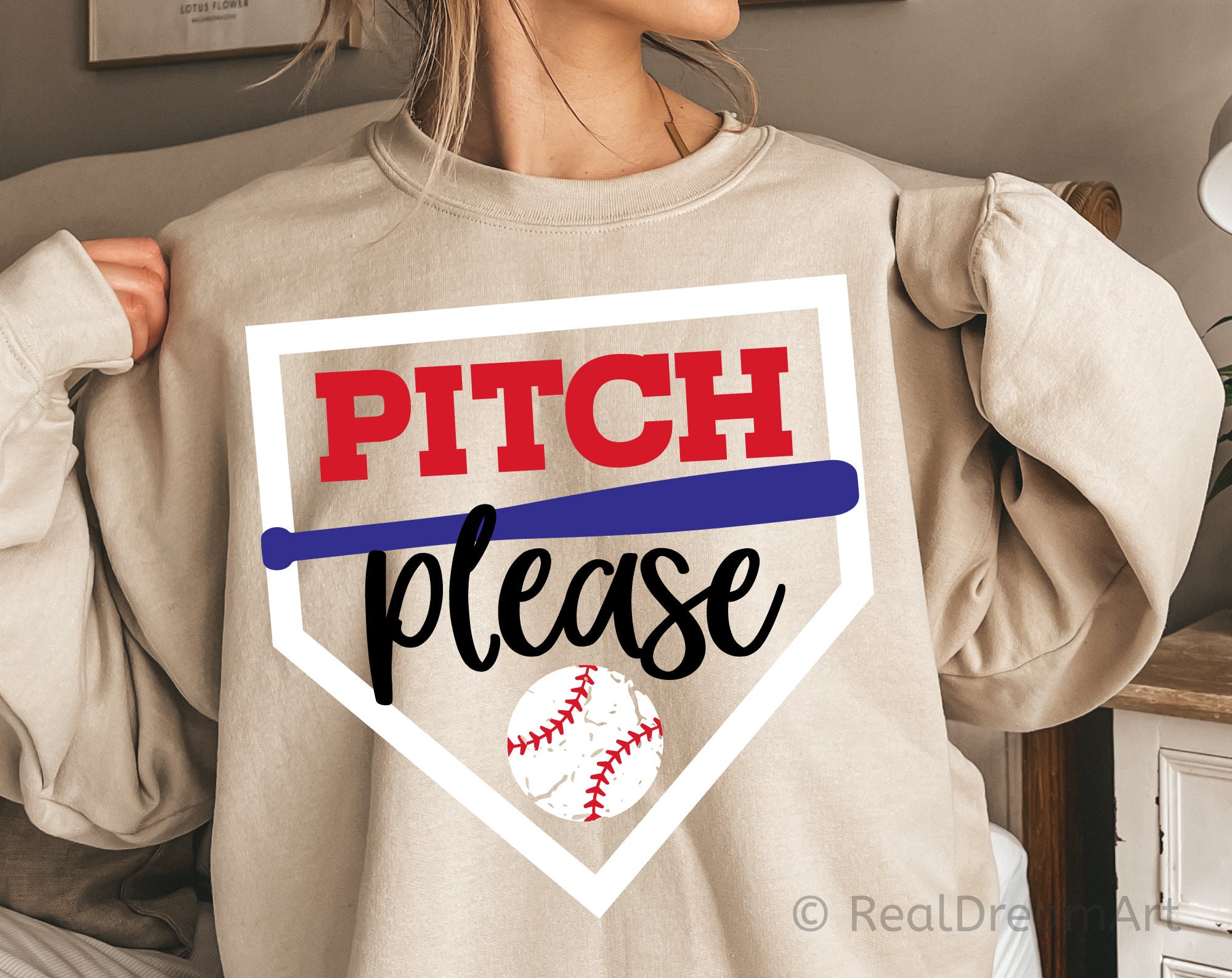 Funny Baseball Svg Pitch Please Svg Girl Baseball Svg - Etsy