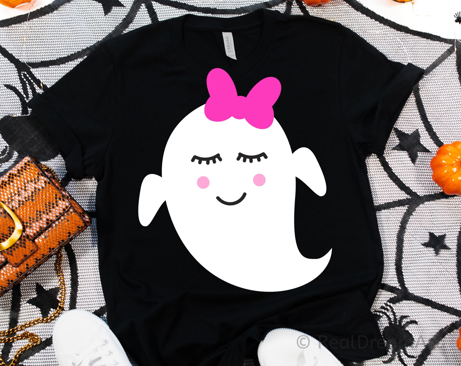Girl Ghost Svg Halloween Svg Ghost With Bow Svg Cute Ghost - Etsy