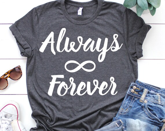 Always and Forever Svg Eternity Svg Wedding Svg Cricut Girl | Etsy