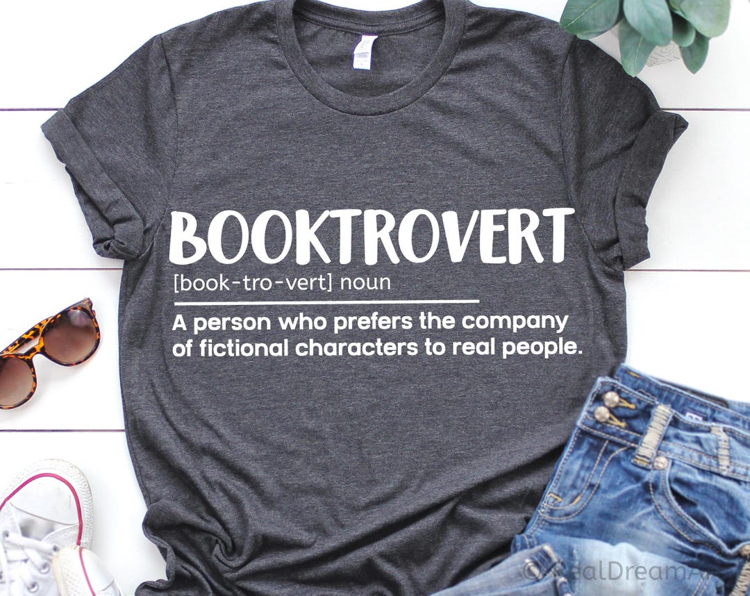 Booktrovert Definition, Book Definition Svg, Book Svg, Book Lover Svg ...