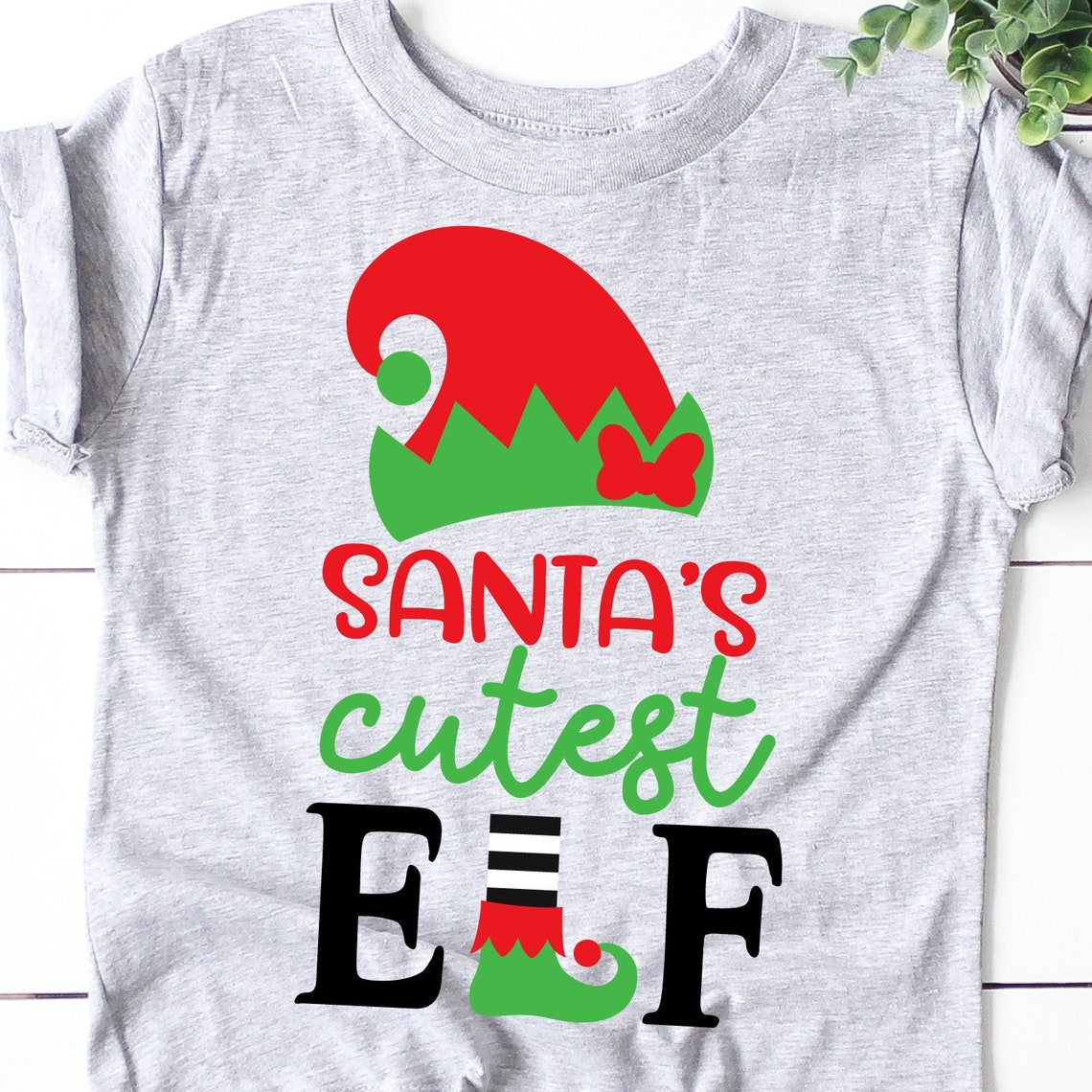 Girl Elf Svg Santas Cutest Elf Svg Kids Christmas Svg - Etsy