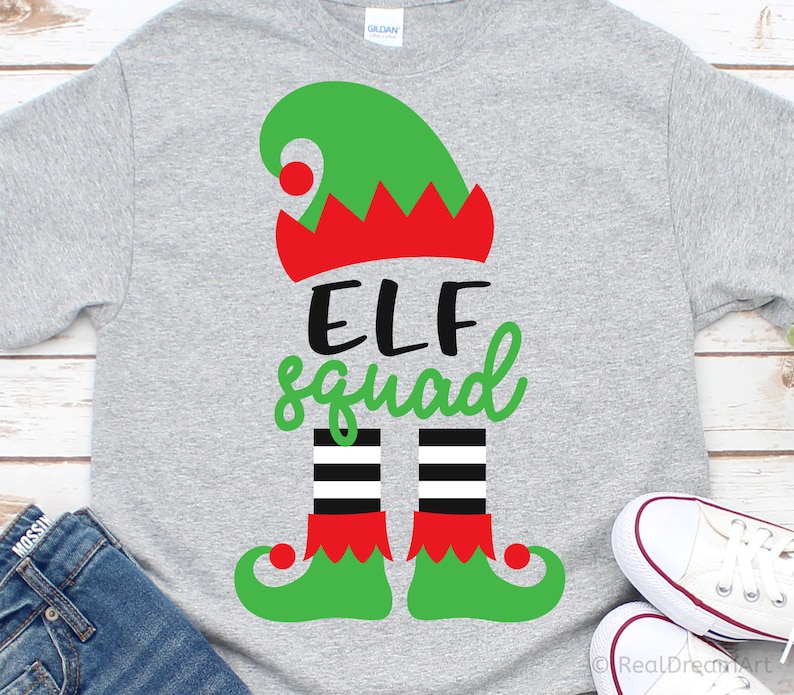 Elf Squad Svg Christmas Svg Kids Christmas Svg Elf Shirt - Etsy