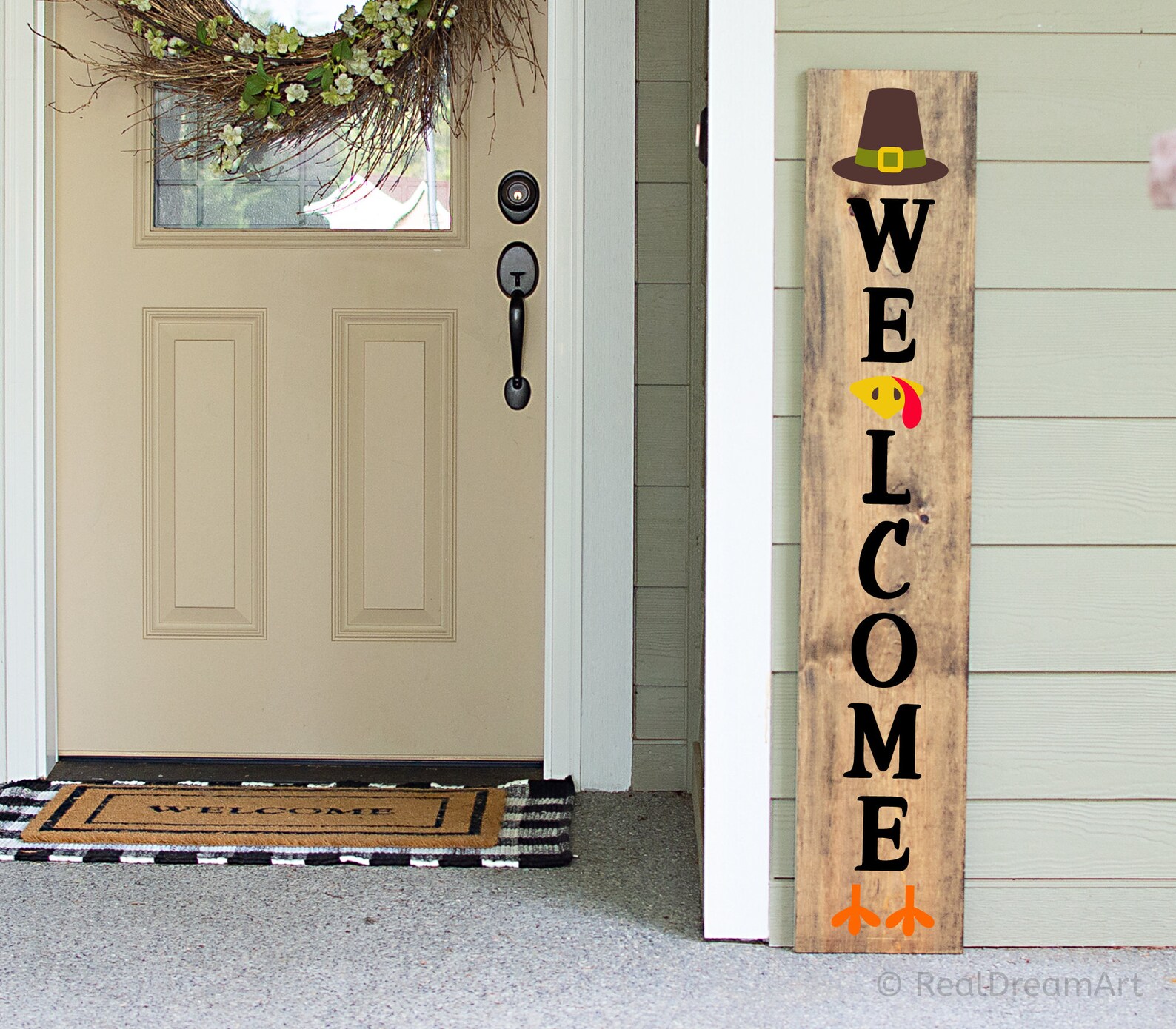Thanksgiving Porch Sign Svg Welcome Svg Porch Sign Svg Fall - Etsy