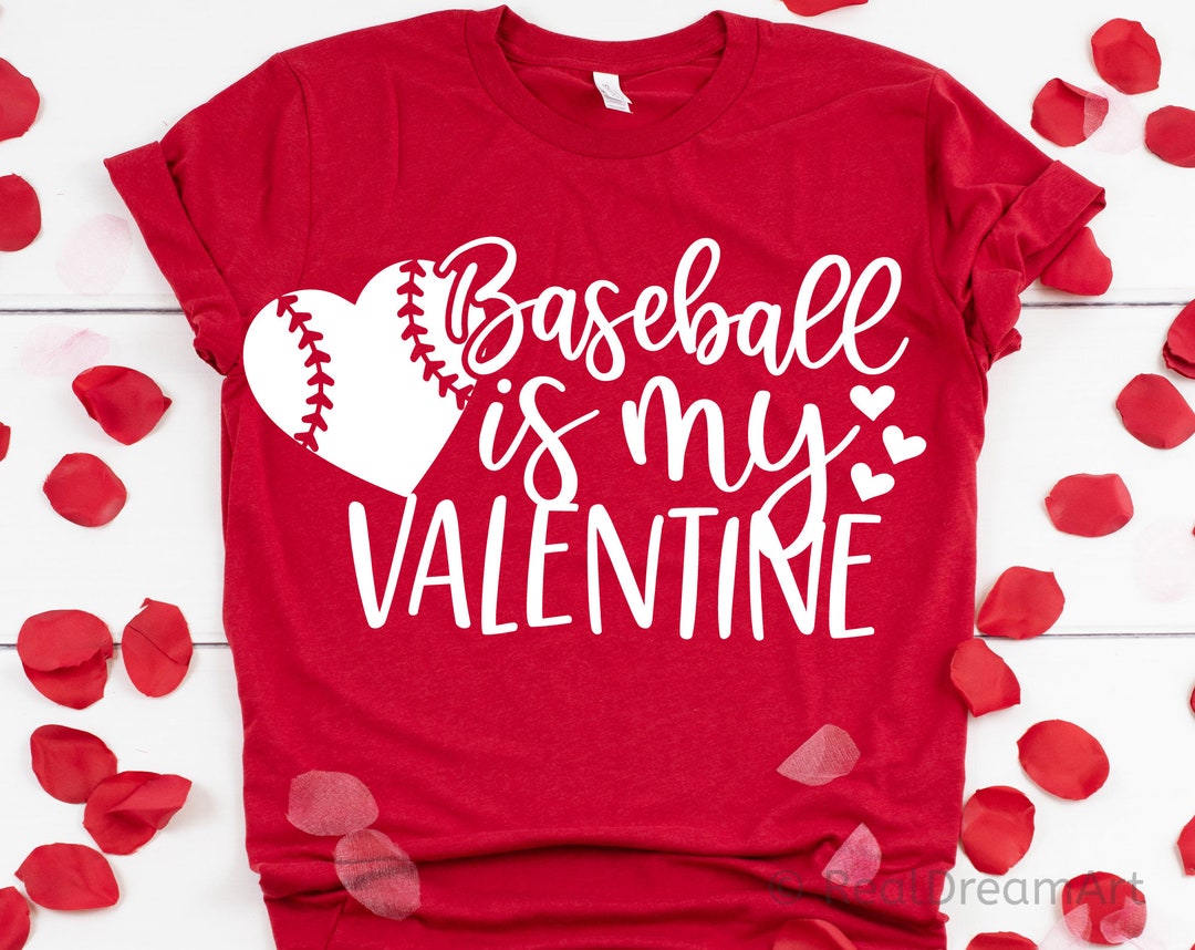 Baseball Valentines Svg, Baseball is My Valentine Svg, Funny Valentines ...