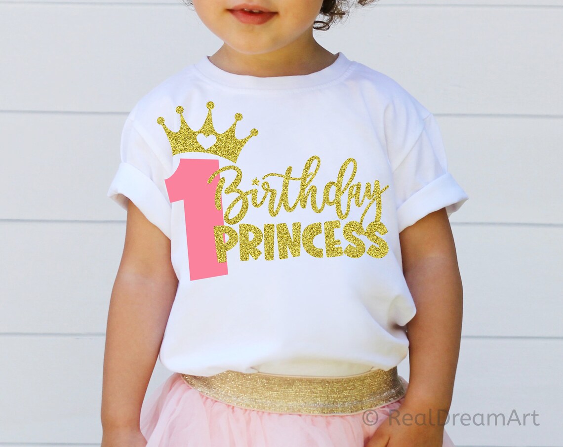 First Birthday Princess Svg 1st Birthday Svg Princess Svg - Etsy