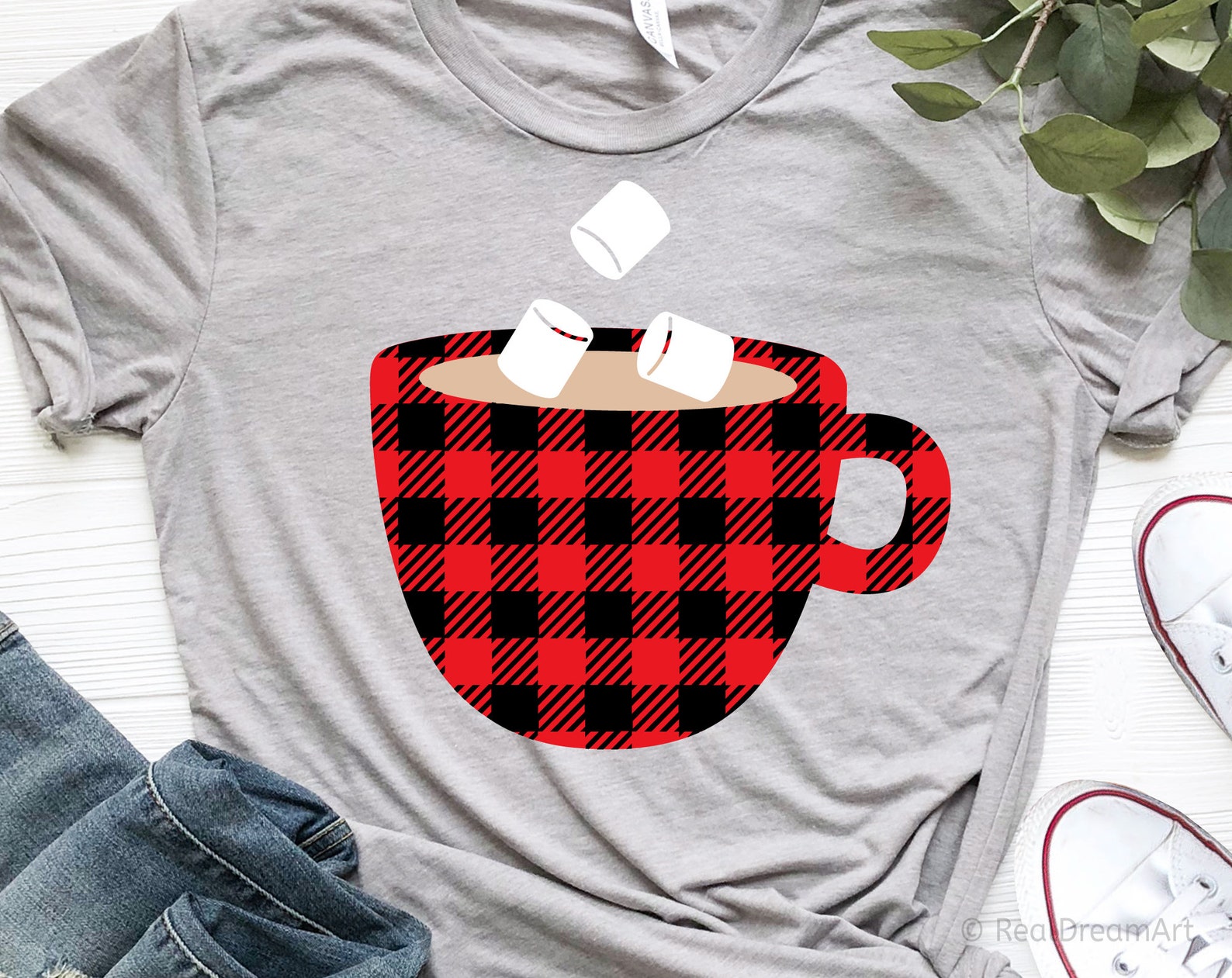 Hot Cocoa Svg Buffalo Plaid Cocoa Cup Svg Cocoa Mug Svg Hot - Etsy