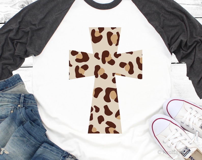 Leopard Print Cross Svg Easter Cross Svg Resurrection Svg - Etsy