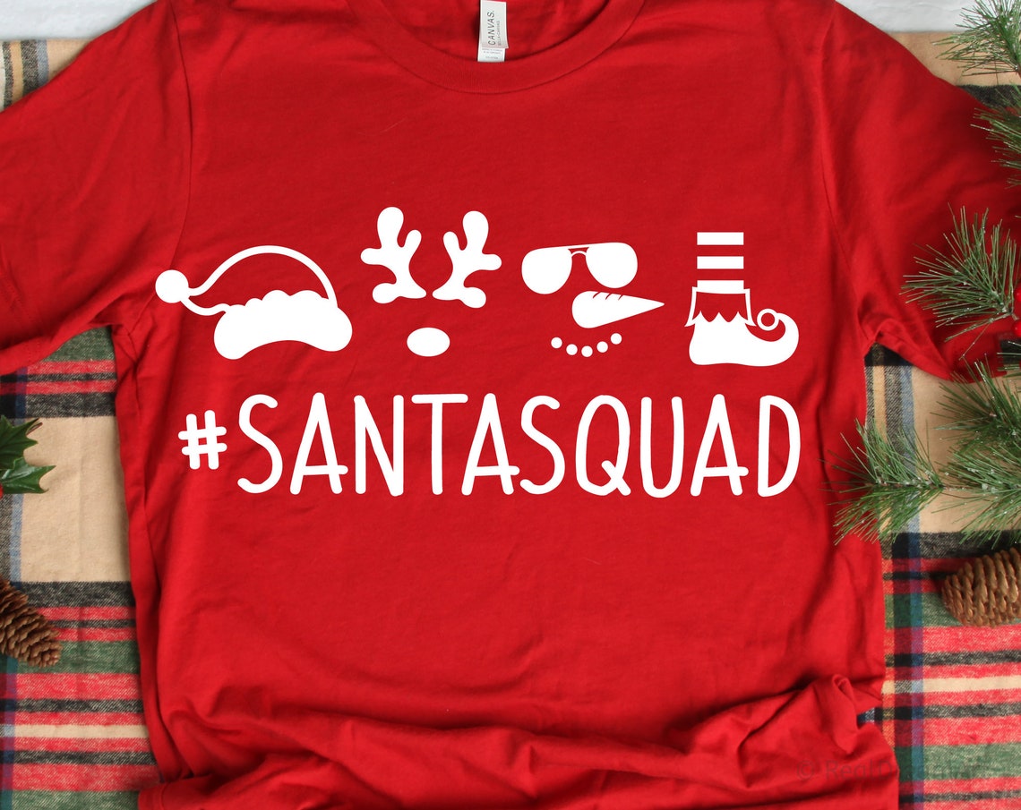 Santa Squad Svg Christmas Svg Kids Christmas Svg Elf Santa - Etsy Canada