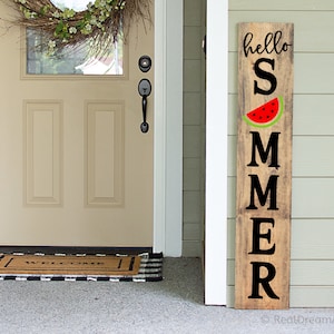 Hello Summer Porch Sign Svg Welcome Porch Sign Summer Svg - Etsy