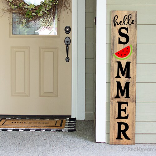 Hello Summer Porch Sign Svg Welcome Porch Sign Summer Svg - Etsy