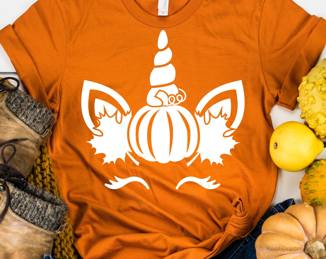 Autumn Unicorn Svg Fall Unicorn Svg Fall Baby Girl Shirt - Etsy