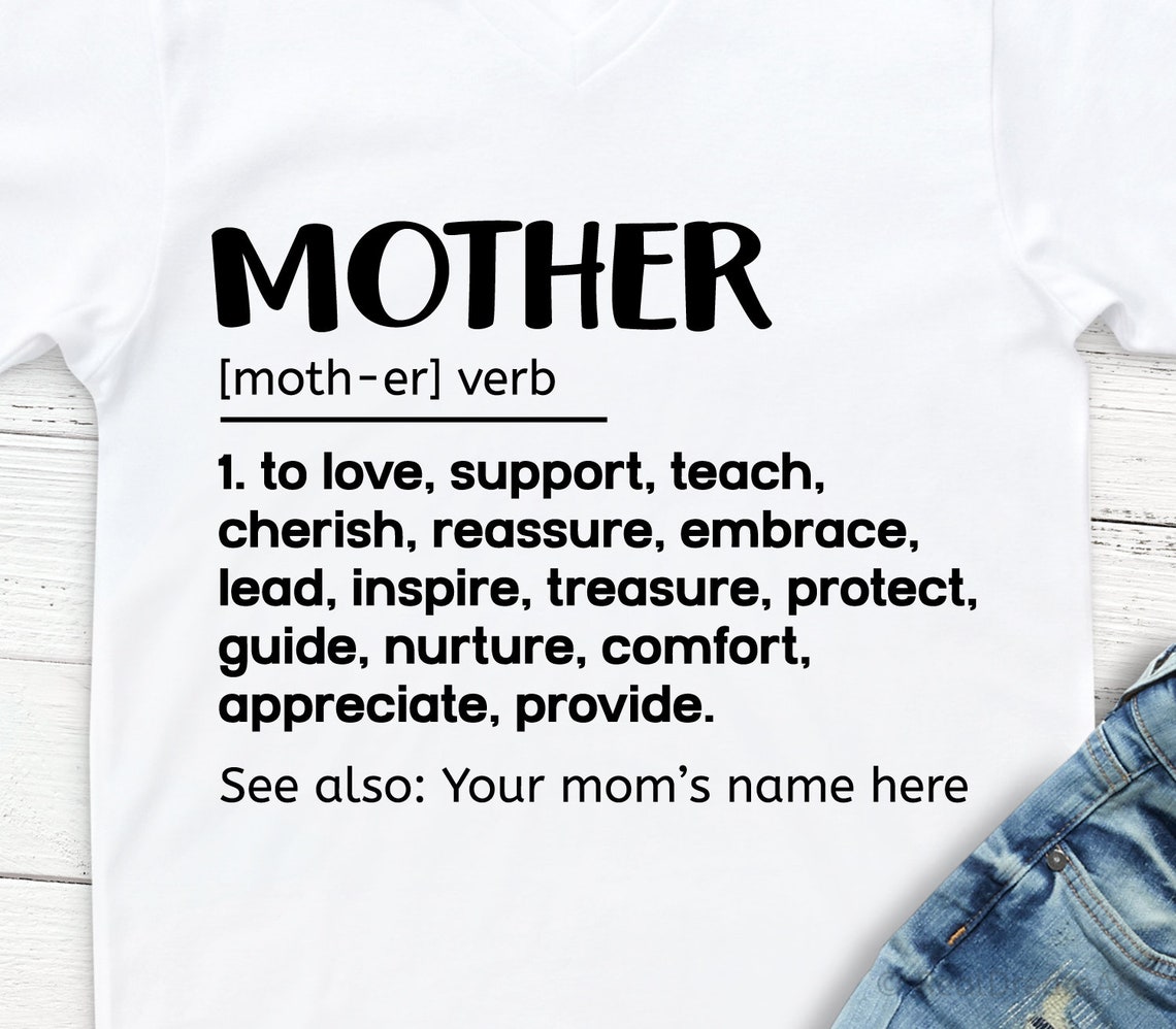 Mother Definition Svg Mothers Day Svg Mom Dictionary Svg | Etsy